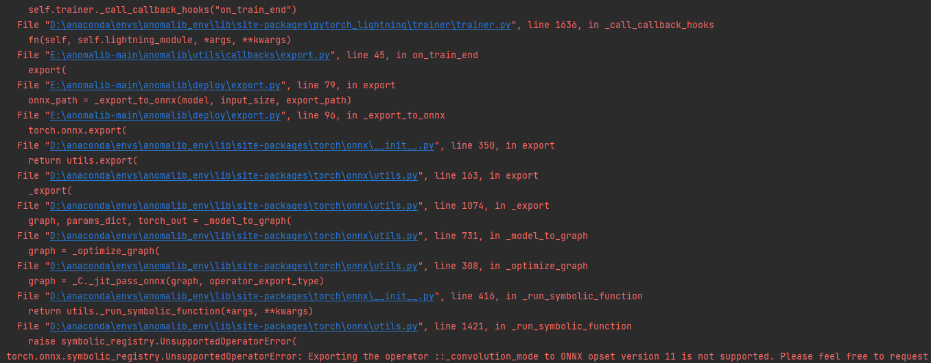 Fastflow onnx export fails · Issue #724 · openvinotoolkit/anomalib · GitHub
