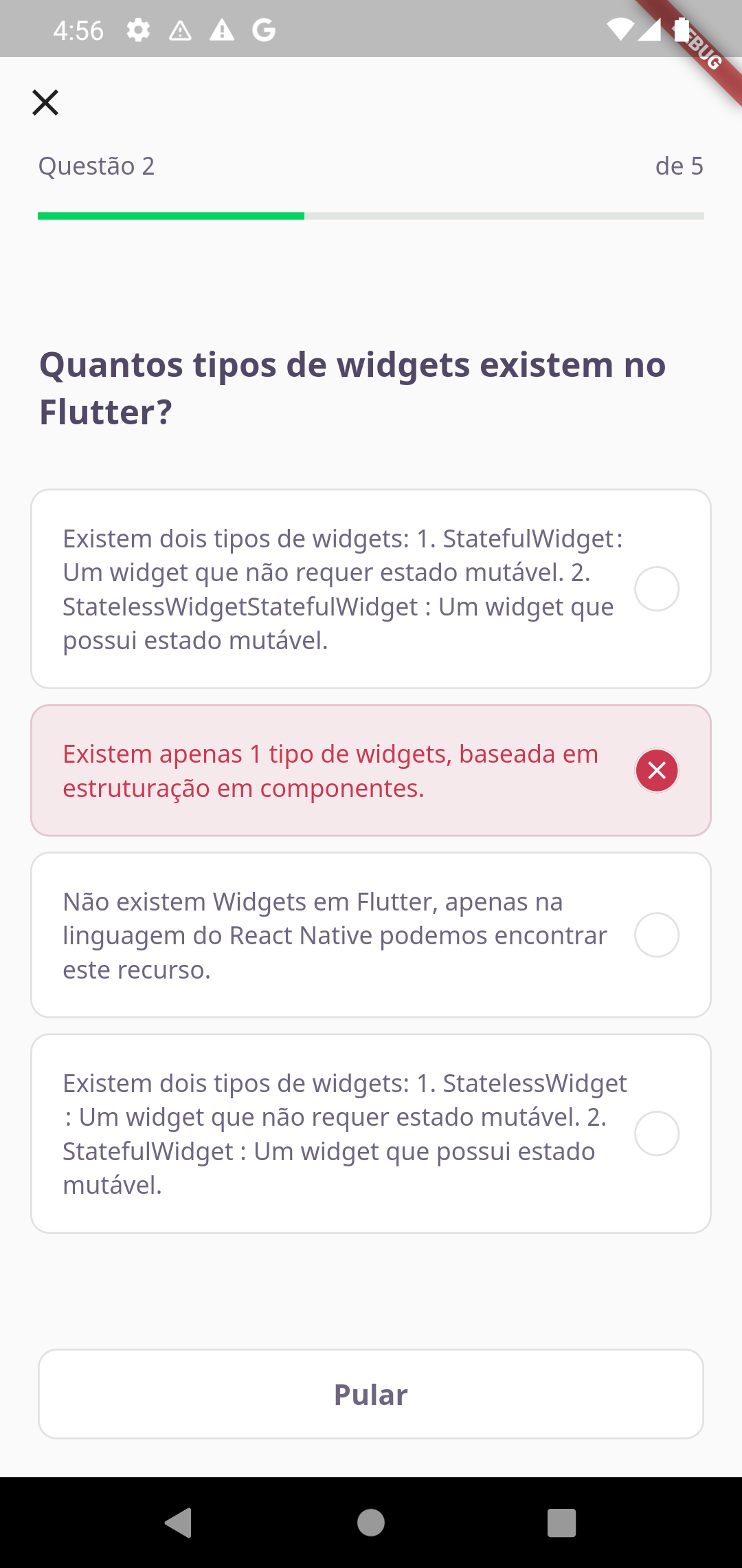 GitHub - JeanBauch/devquiz-flutter: App de perguntas e resposta sobre ...
