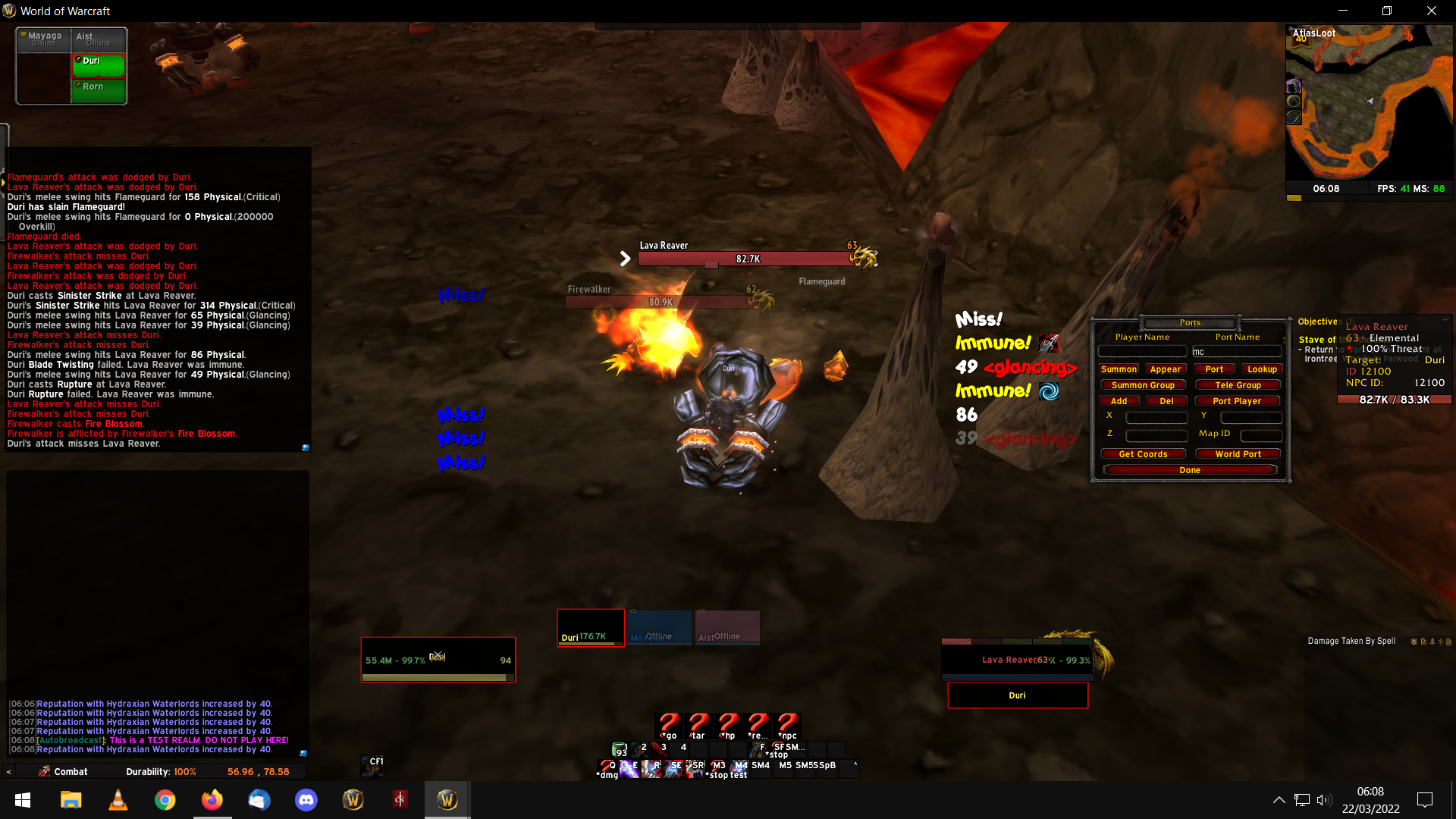 Molten Core - bleed immunity on elemental trash mobs · Issue #3226 ...