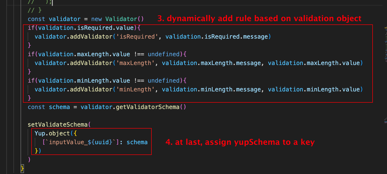 How to dynamically add rules to a string() · Issue #2031 · jquense/yup · GitHub
