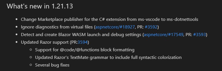 C# not recognized · Issue #92184 · microsoft/vscode · GitHub