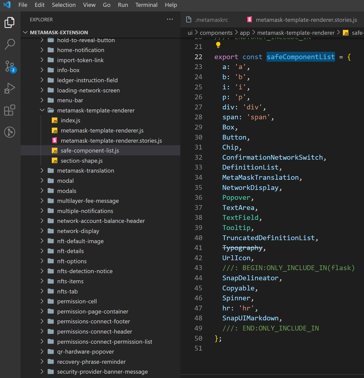 Update Knobs To Controls In Storybook Metamasktemplaterenderer · Issue 18498 · Metamask