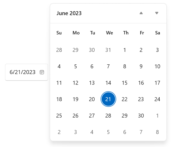 How to change the MAUI DatePicker calendar view from English to french ...