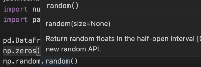 Hints, Suggestions, Autocomplete not working for numpy, matplotlib... · Issue #14686 · microsoft ...