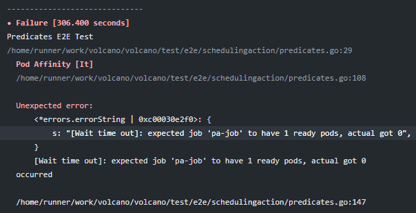 There may be something wrong with "pod affinity" and "pod with volume ...