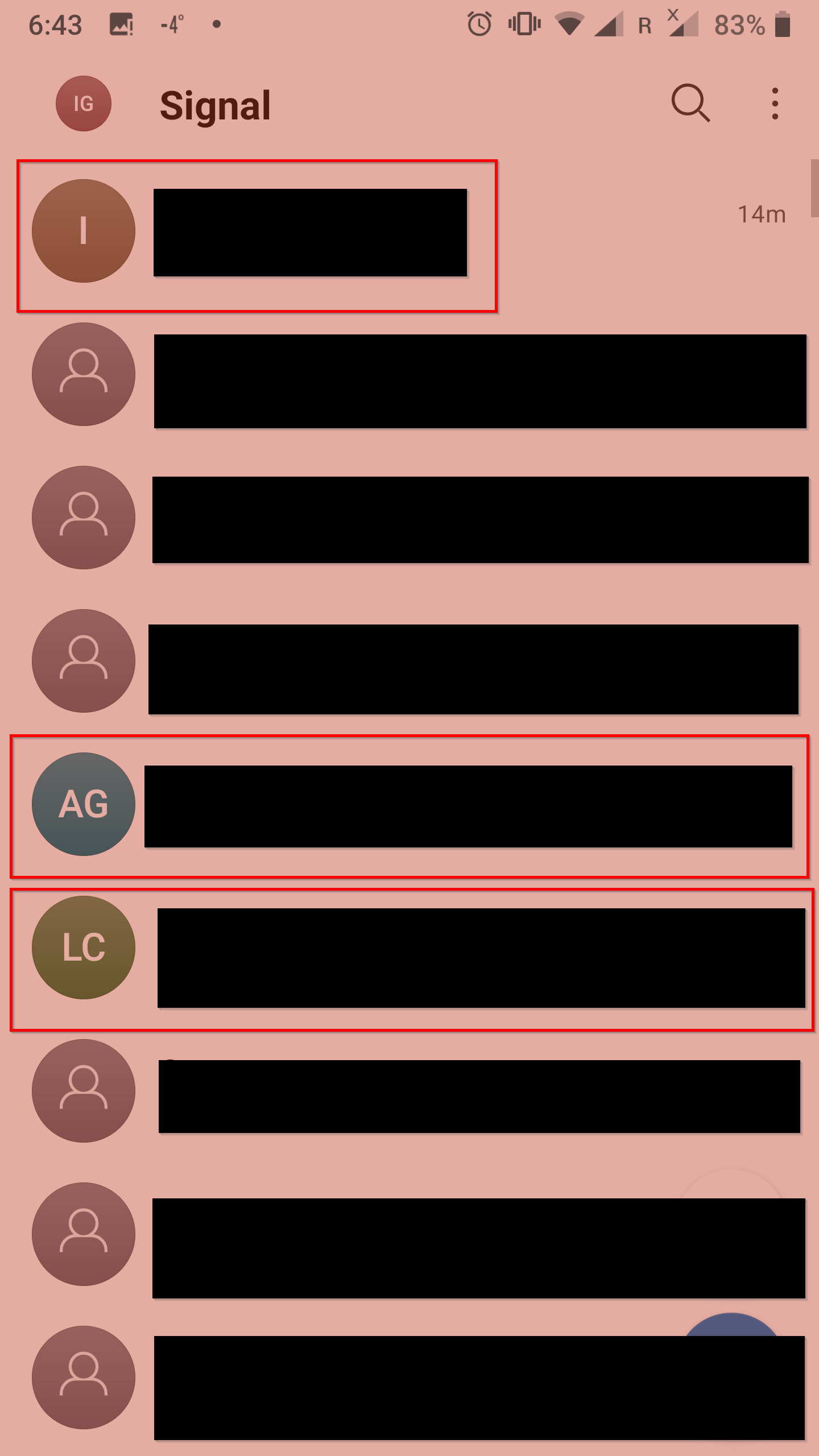 Messages from Conversations do not load after deleting and reinstalling Signal desktop · Issue ...