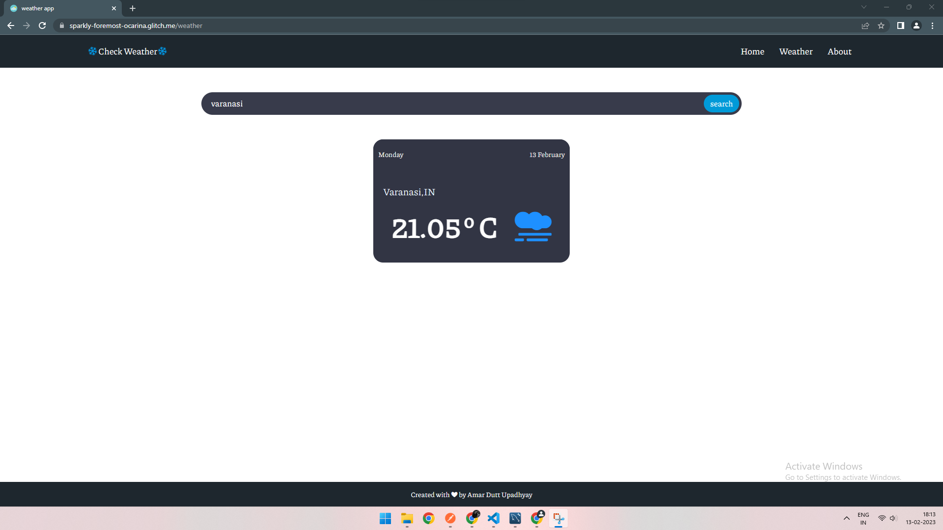 GitHub - amarupd/weather-app