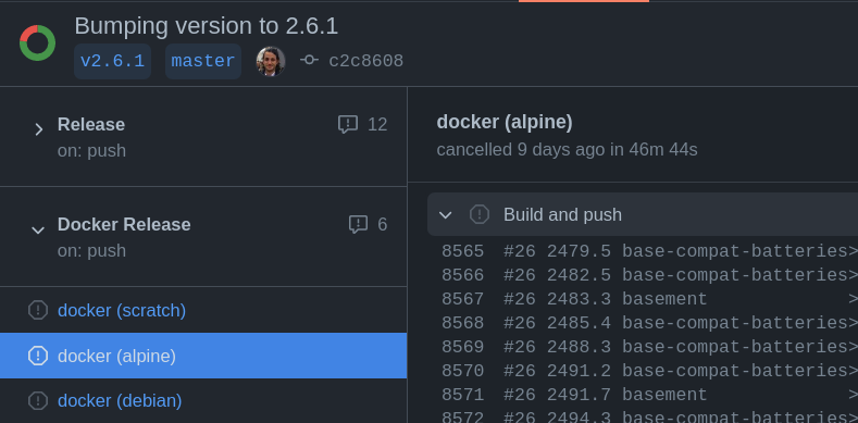 Missing DockerHub images for v2.6.1 · Issue #687 · hadolint/hadolint · GitHub