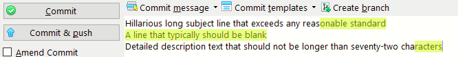 Git commit dialog - help on 50/72 commit message formatting · Issue #7632 · rstudio/rstudio · GitHub