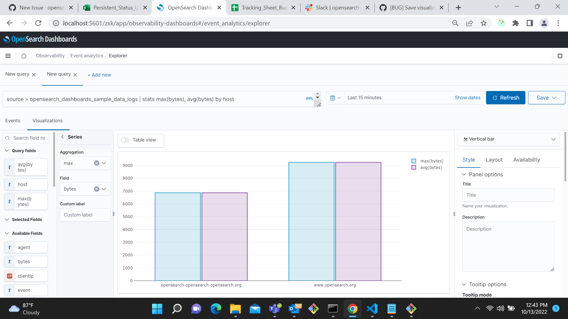 [BUG]: Consolidated UI issues · Issue #1117 · opensearch-project/observability · GitHub