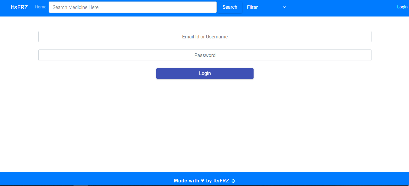 GitHub - ItsFRZ/MiniProject: Simple Medicine Exchange Web app