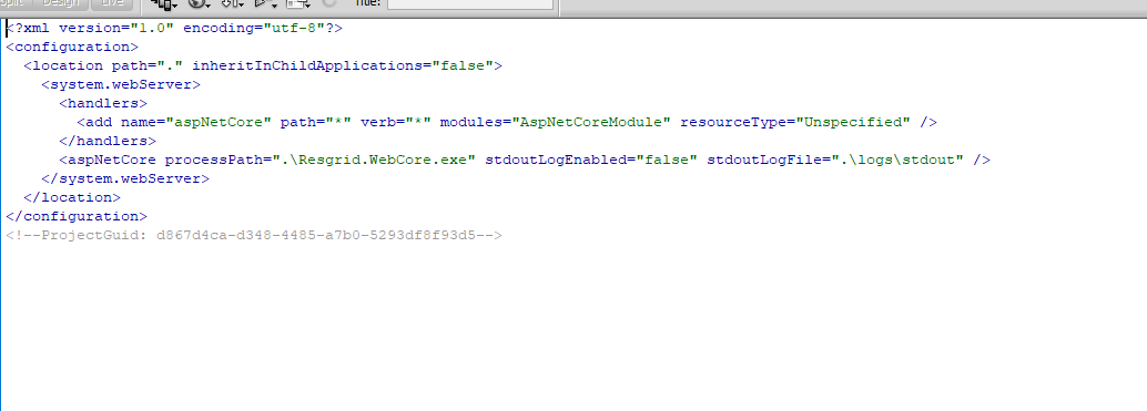 HTTP Error 500.19 - Internal Server Error · Issue #4 · Resgrid/Core · GitHub