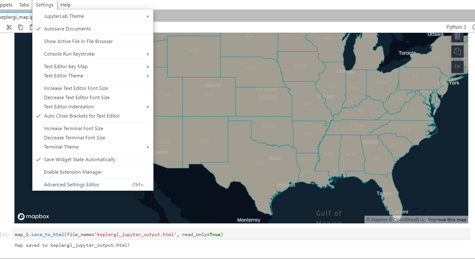 [Bug][Jupyter Widget] Position and Zoom values not working with "save_to_html" output · Issue ...