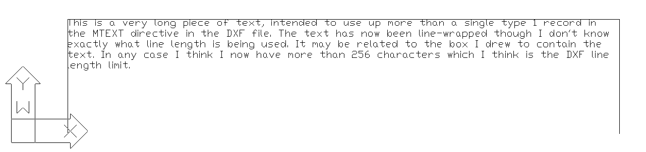 [problem] C Dxf Importer Does Not Properly Import Long 250 Characters Text · Issue 8968