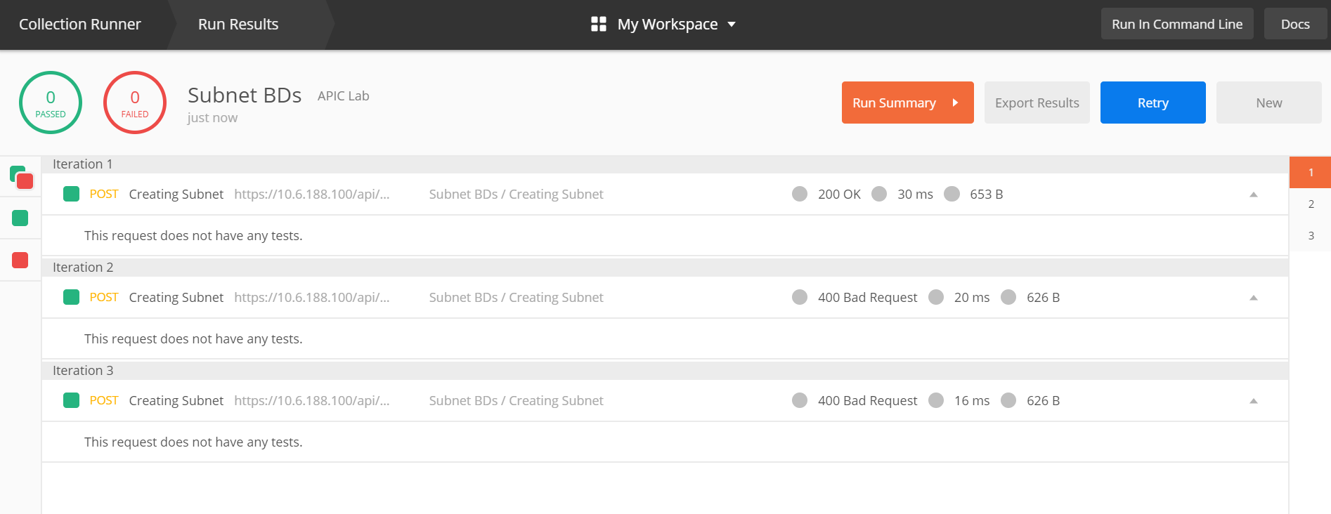Postman Runner Tool Not Generating Multiple Api Calls · Issue 8079