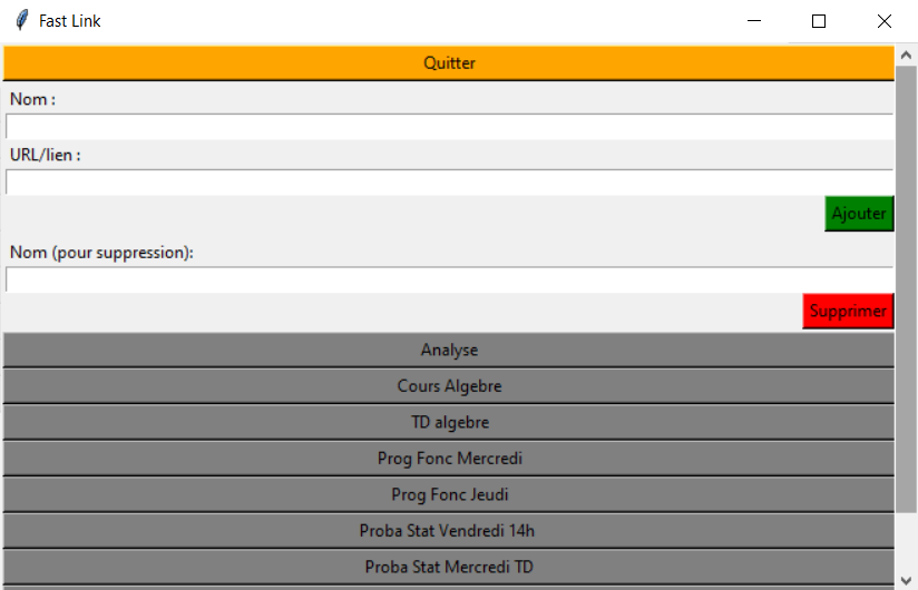 GitHub - Ectario/Fast-Link: Save links and then click to access it as ...