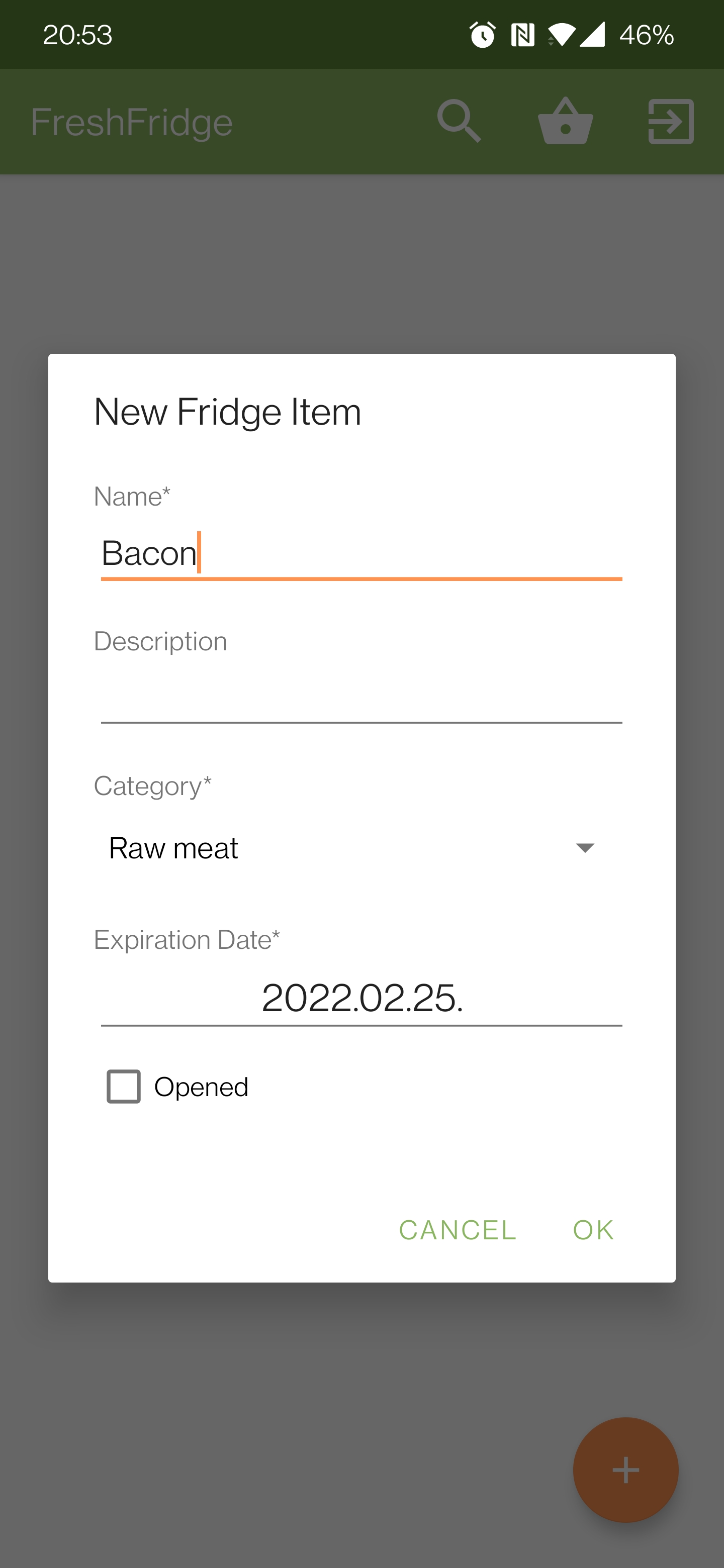 GitHub - redivel/FreshFridge