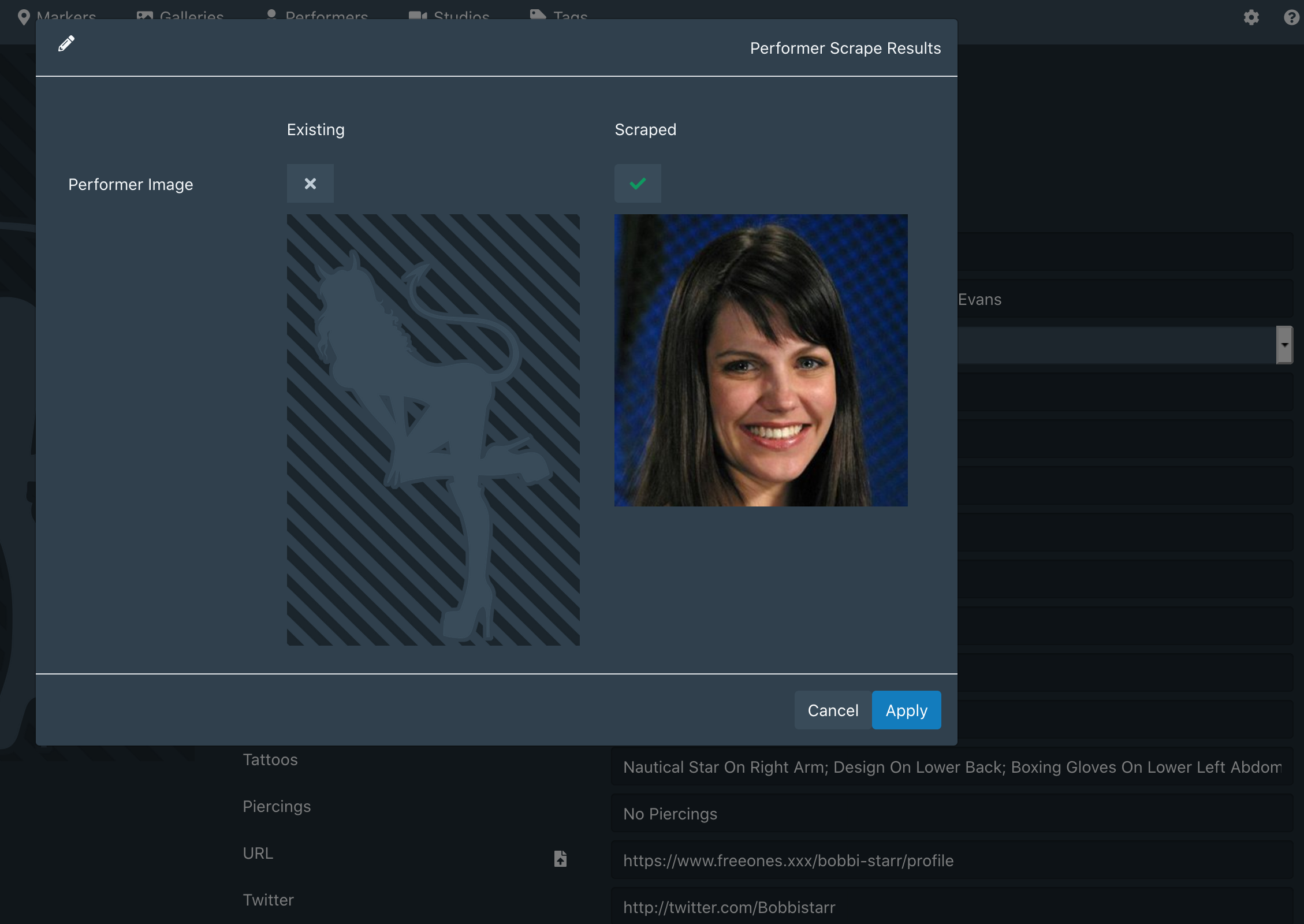 [Bug Report] Unable to update performer image · Issue #869 · stashapp/stash · GitHub