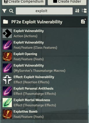 Issue running macro · Issue #50 · mysurvive/pf2e-thaum-vuln · GitHub