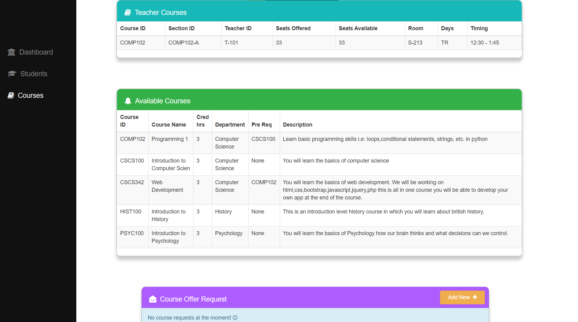 GitHub - muneebamer/University-Management-System: A university ...