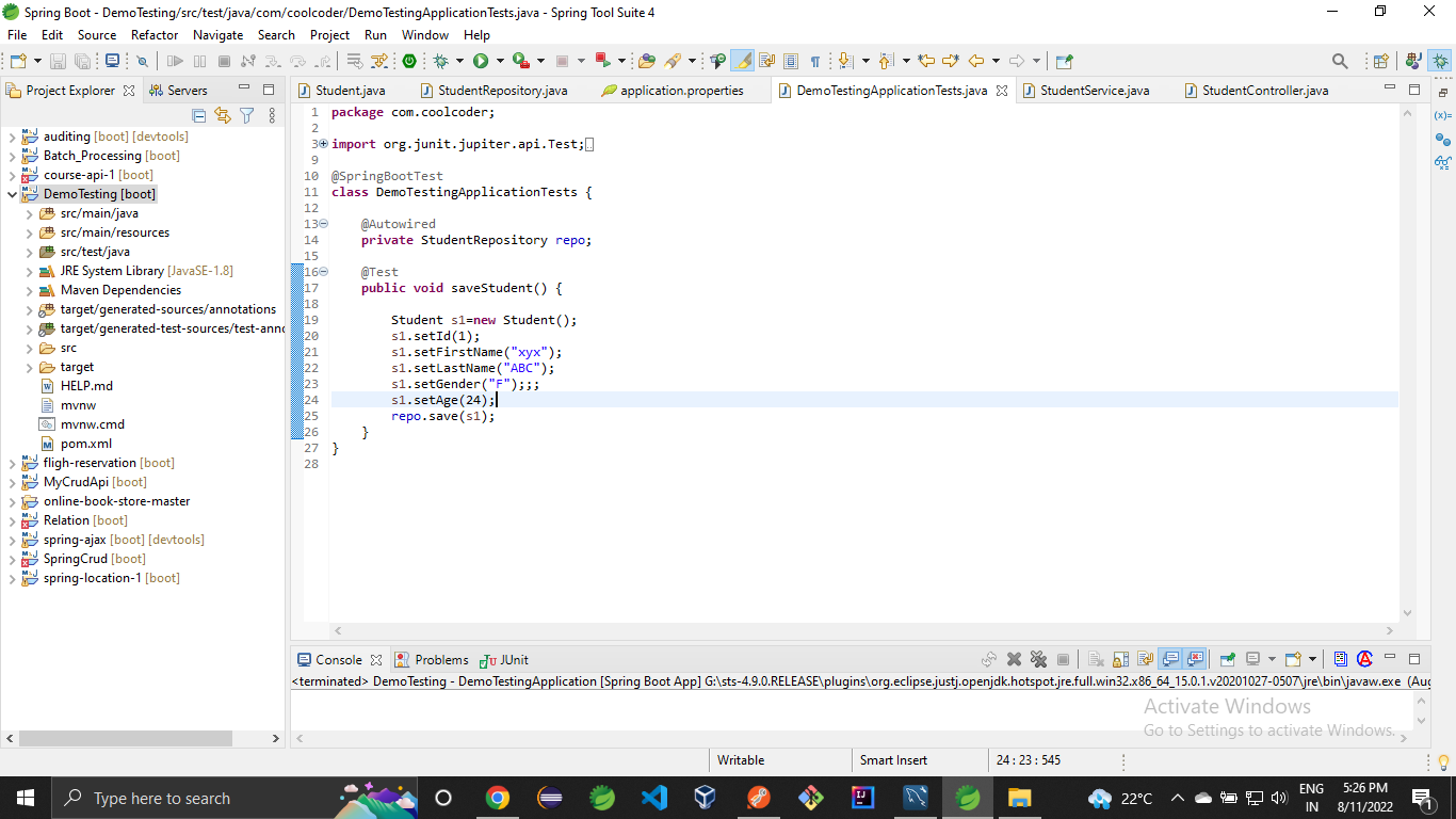 GitHub - OmiStar/StudentApiJunit