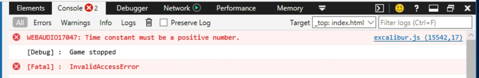 Excalibur Audio not playing in Edge 17 · Issue #1047 · excaliburjs/Excalibur · GitHub