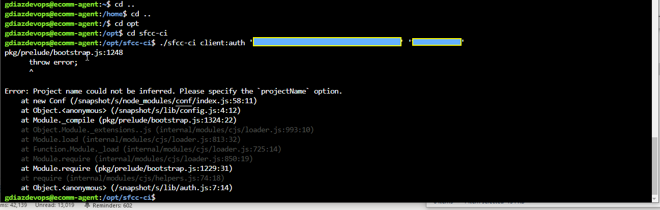 Error: Project name could not be inferred. Please specify the `projectName` option. · Issue #102 ...