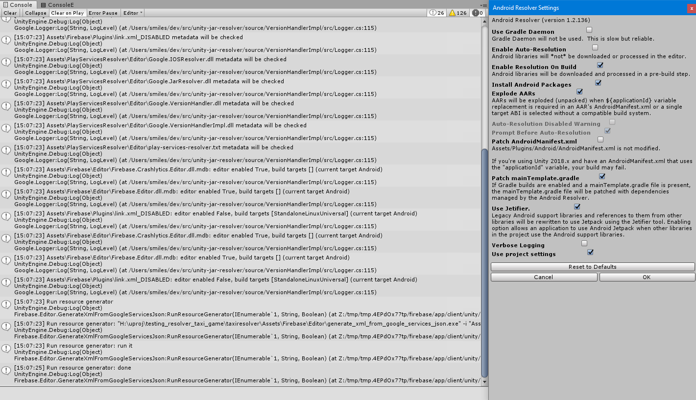 There's just absolutely too much spam from the resolver. · Issue #327 · googlesamples/unity-jar ...