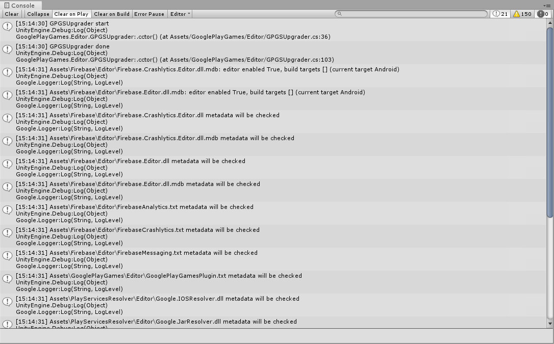 There's just absolutely too much spam from the resolver. · Issue #327 · googlesamples/unity-jar ...