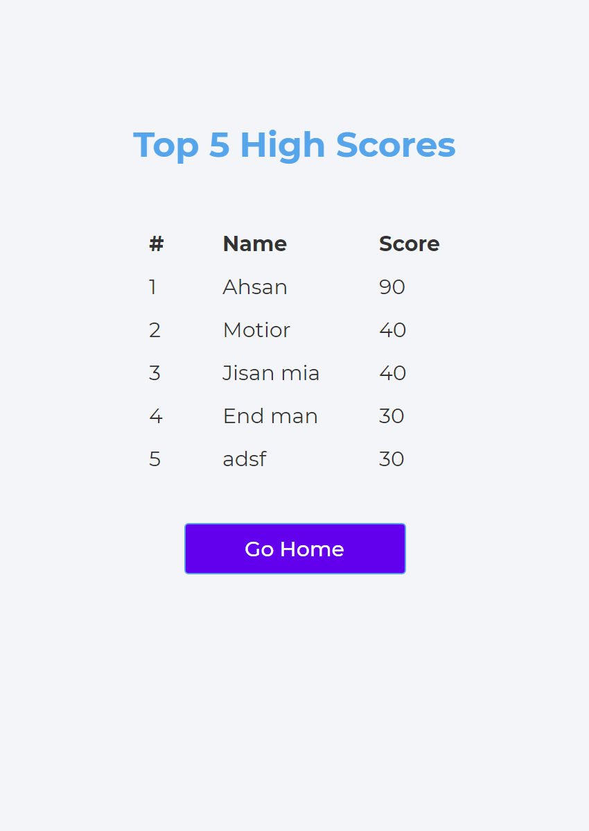GitHub - Jisan-mia/quiz-game: It took me many hours to complete. I was ...