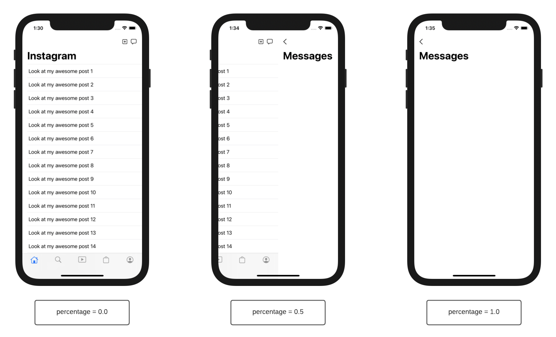 GitHub - enriquez/SlidingView