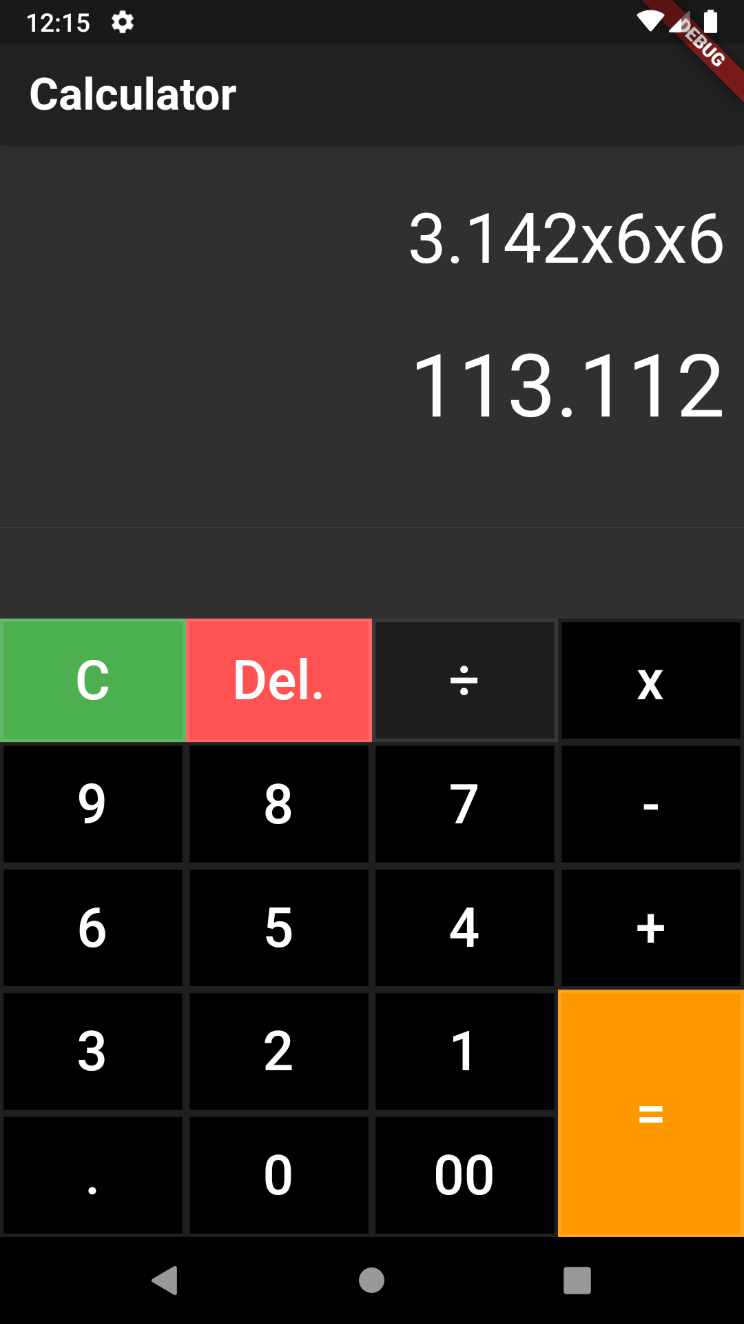 GitHub - ClementPeter/calculator_flutter: A calculator app built with ...