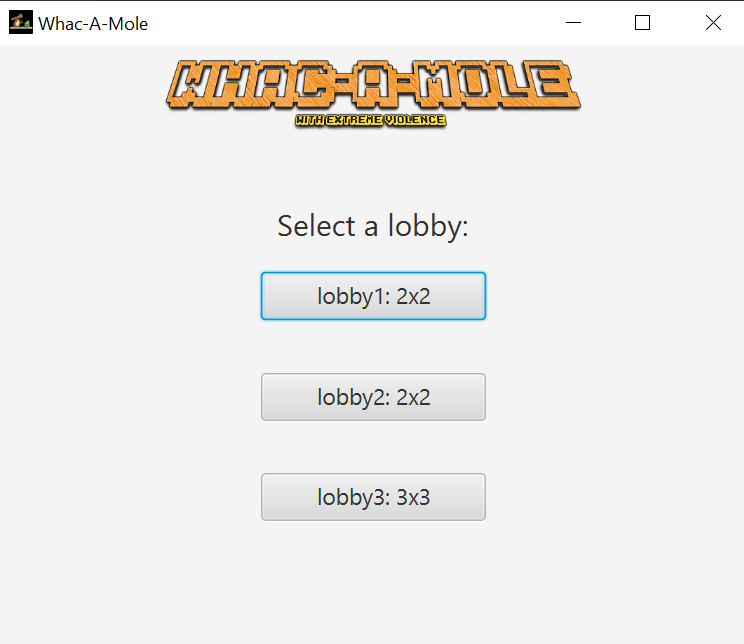 GitHub - pedro9olivares/Whac-a-mole: Multiplayer game developed using Java, TCP communication ...