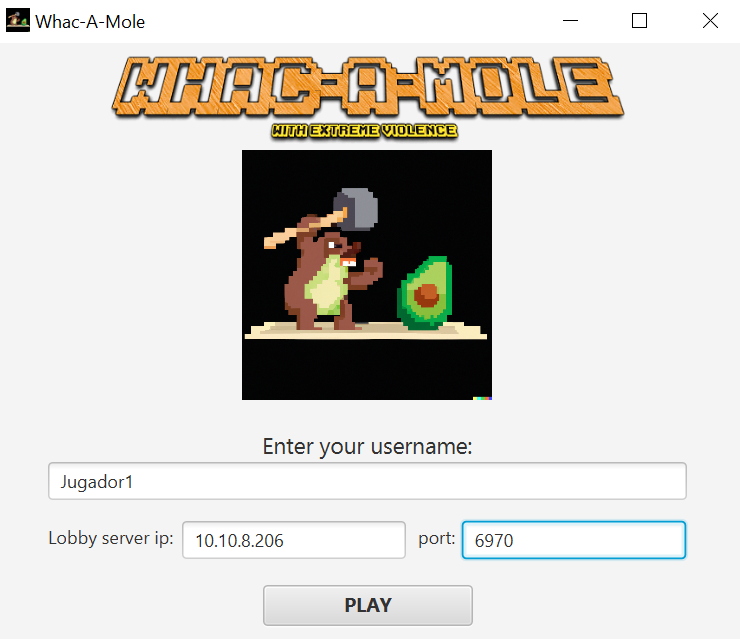 GitHub - pedro9olivares/Whac-a-mole: Multiplayer game developed using ...