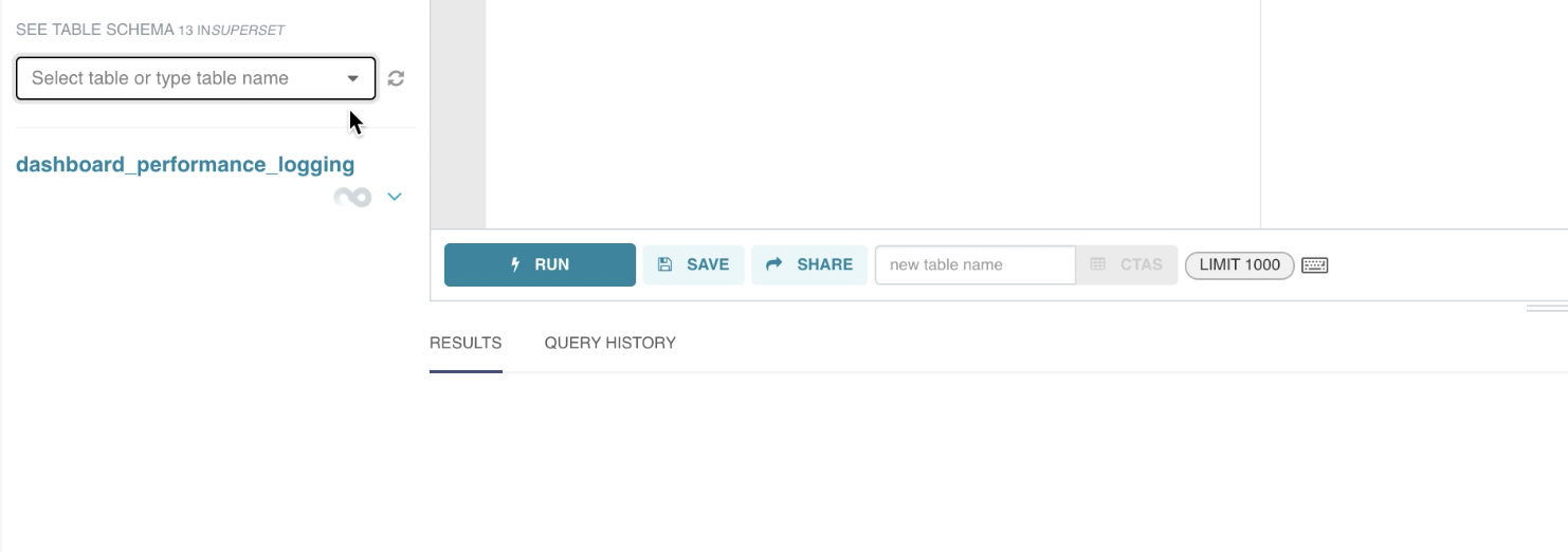 SQL should display "query preview" by default when user selects schema ...