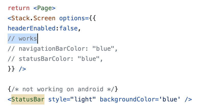 The status bar and navigation bar become default colours after lib is ...