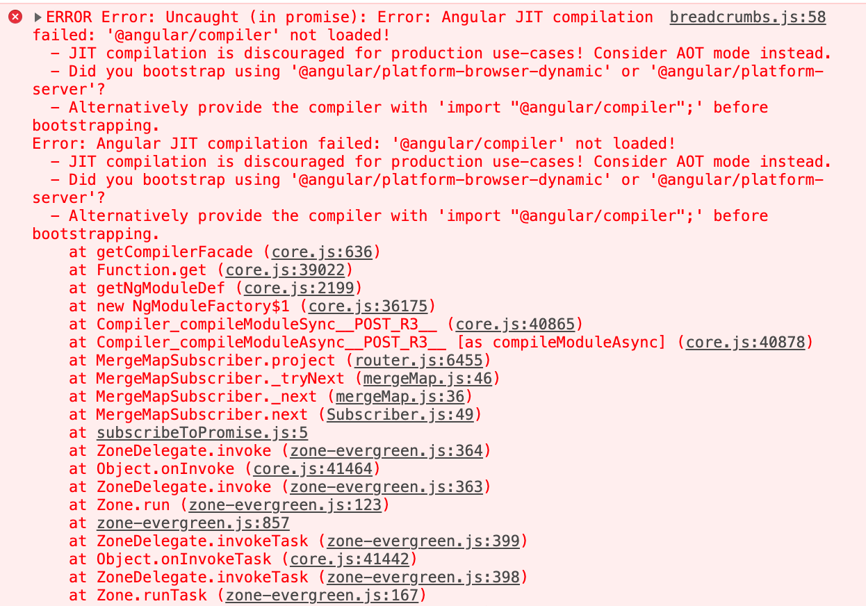 Can Not Call Forroot With Angular 9 Ivy · Issue 36815 · Angular
