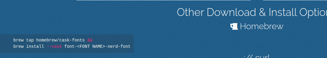 Unable (or not obvious) to install a font through brew · Issue #819 · ryanoasis/nerd-fonts · GitHub