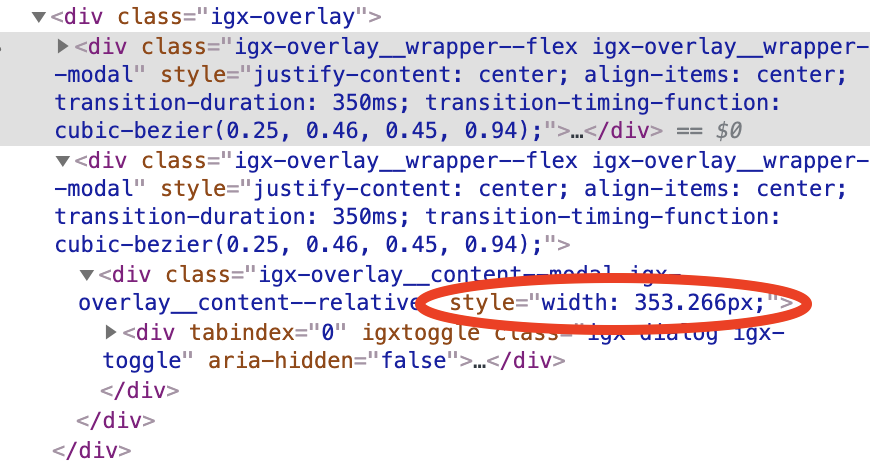 Wrong calculate width of igx-dialog · Issue #7727 · IgniteUI/igniteui-angular · GitHub