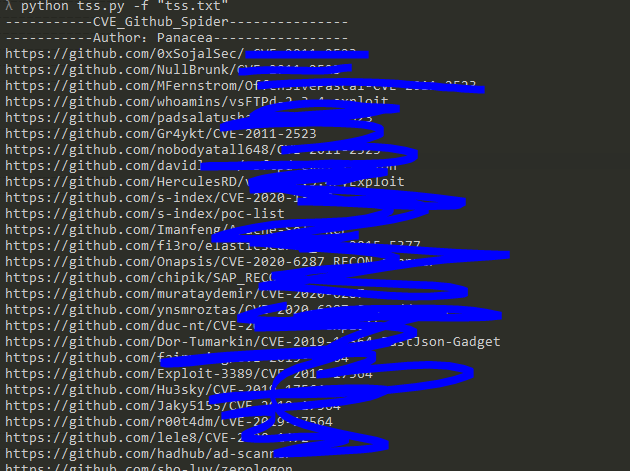 GitHub - Panaceasec/CVE_Github_Spider