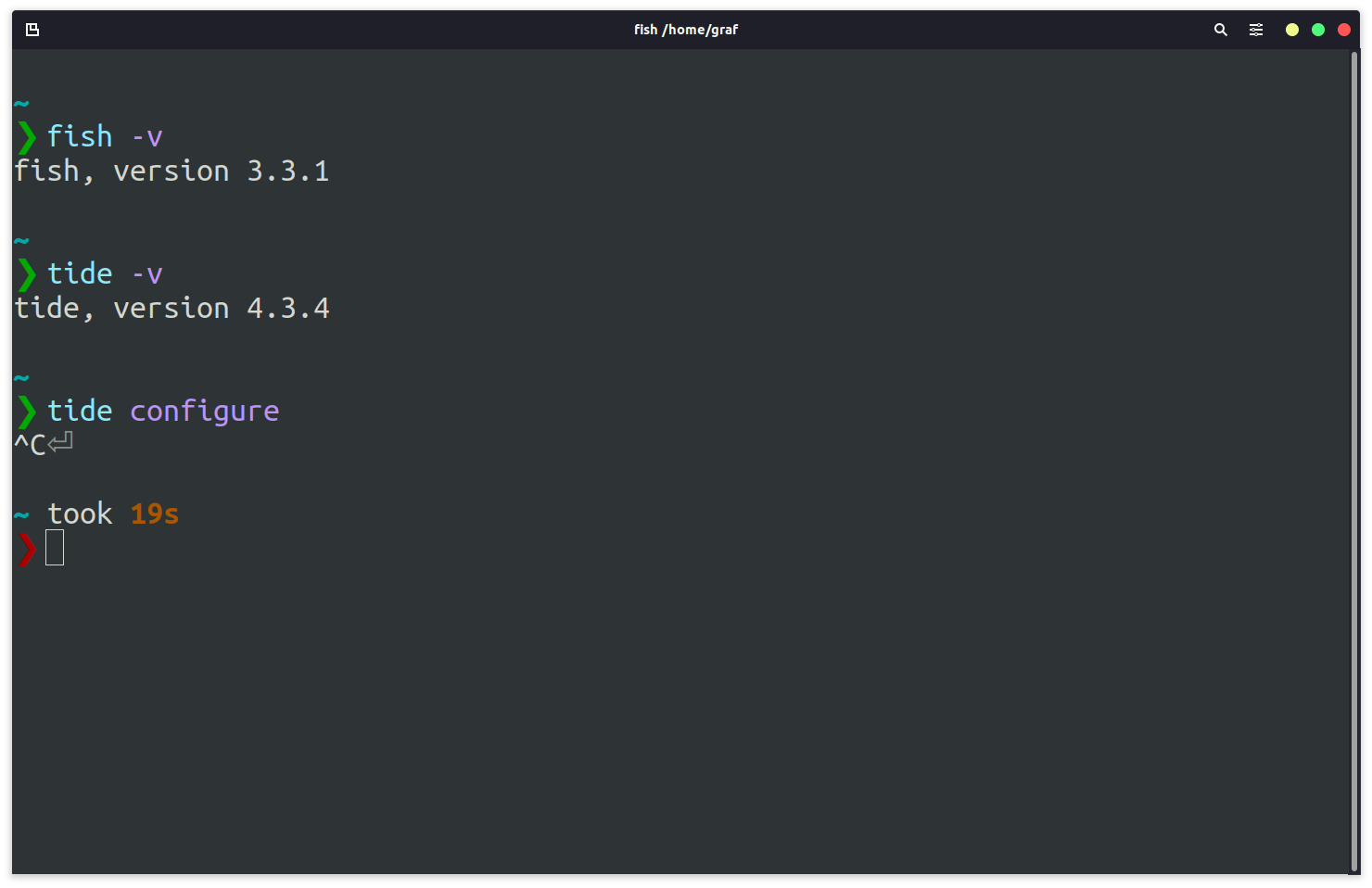 `tide configure` menu doesn't appear · Issue #172 · IlanCosman/tide · GitHub