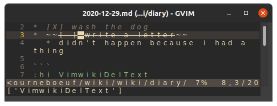 Strikethrough in neovim 0.4.0+ · Issue #750 · vimwiki/vimwiki · GitHub