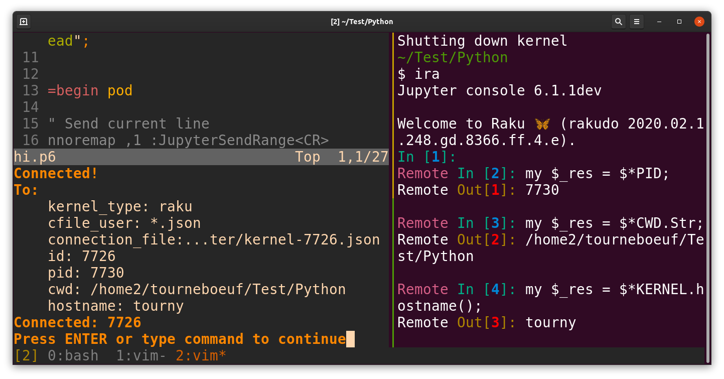 Prettify: Avoid echo in other client when connecting · Issue #24 · jupyter-vim/jupyter-vim · GitHub