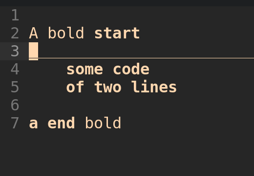 Highlight Indented Lines As Precode And Not Normal · Issue 995 · Vimwiki Vimwiki · Github