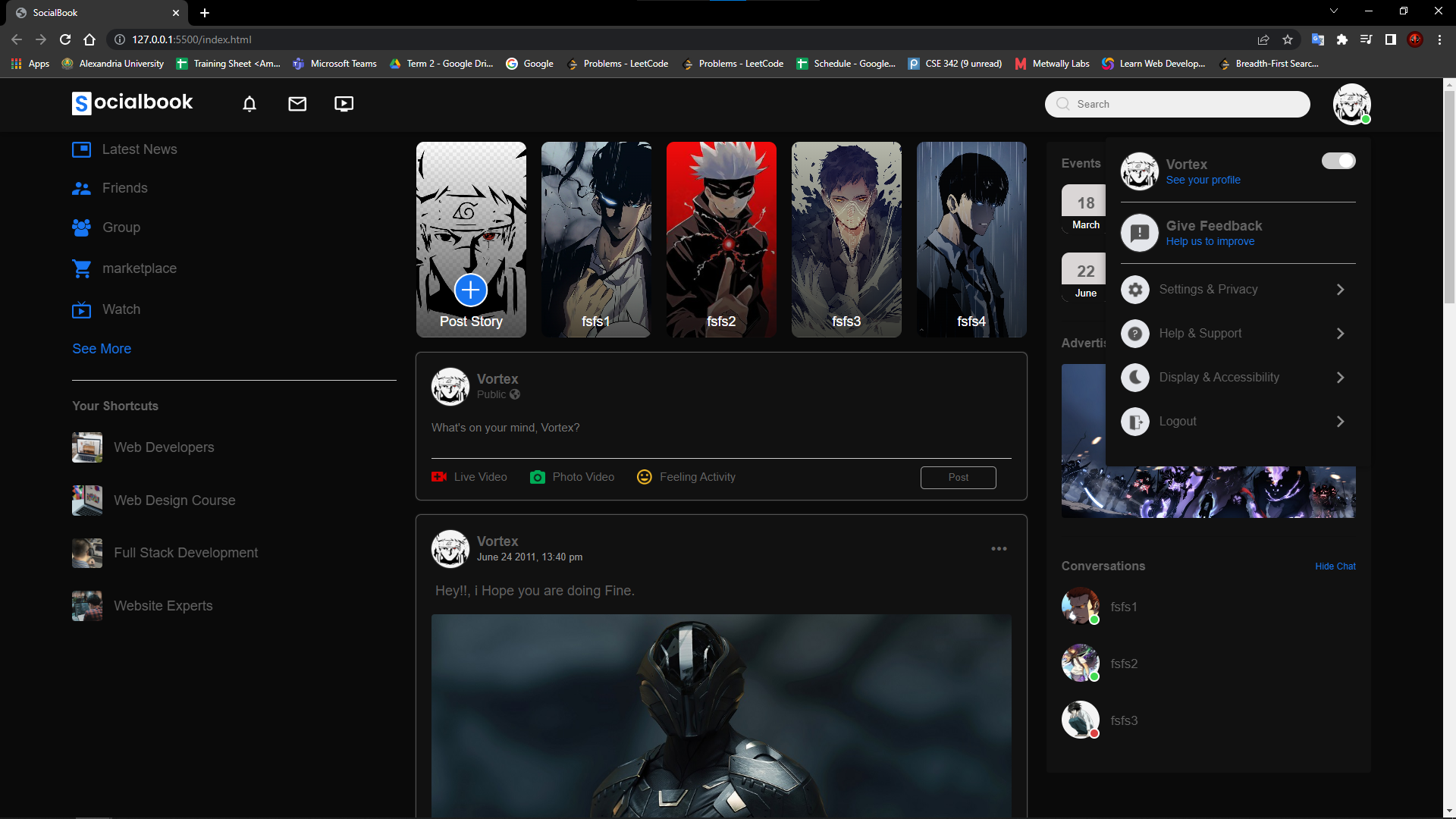 GitHub - amrvortex/Facebook_Clone--HTML-CSS-JS-: a clone of Facebook's ...