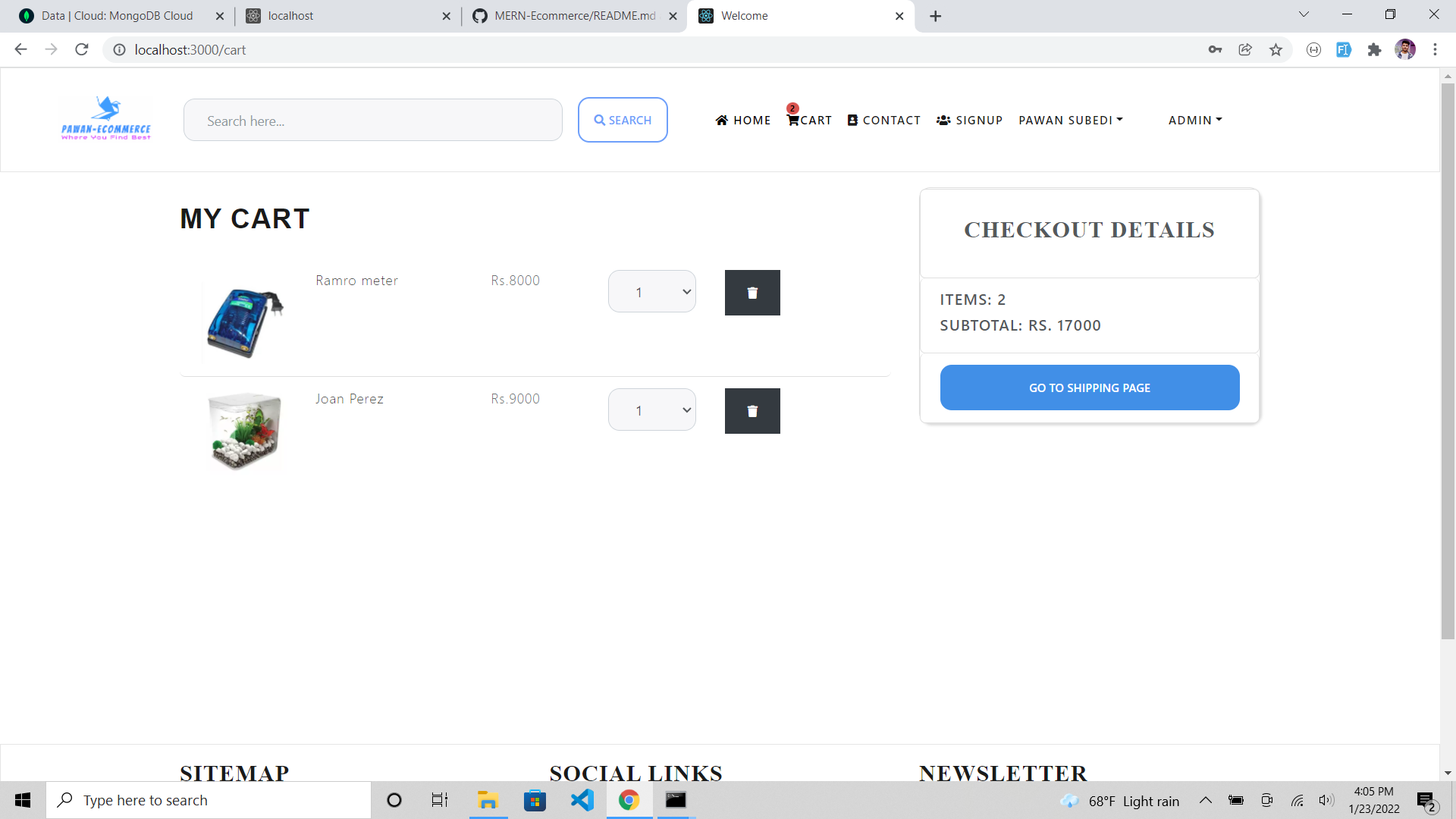 GitHub - pawan3s/MERN-Ecommerce