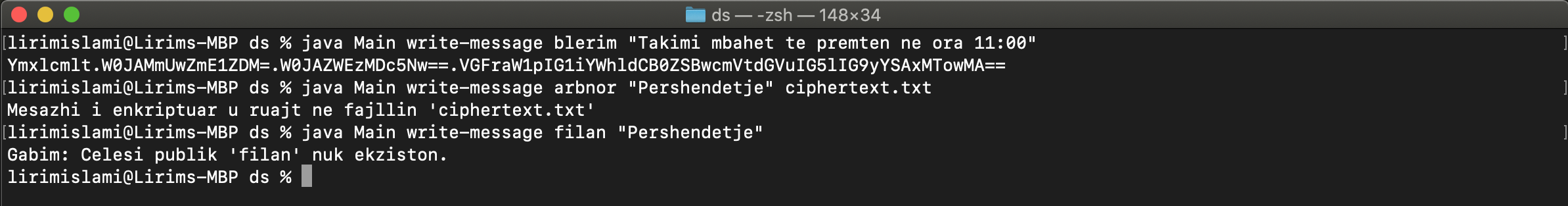 GitHub - LirimIslamii/Data_Security: Ky është Projekti në lëndën Siguria e të dhënave!