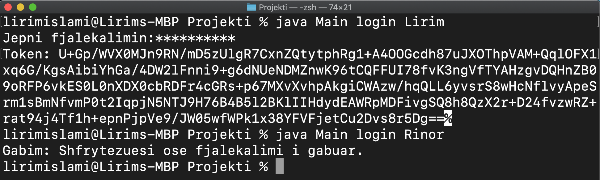 GitHub - LirimIslamii/Data_Security: Ky është Projekti në lëndën Siguria e të dhënave!