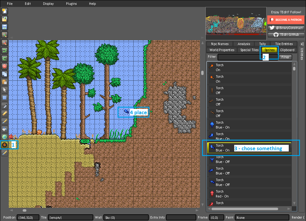 Sprite Tab · Issue #1249 · TEdit/Terraria-Map-Editor · GitHub
