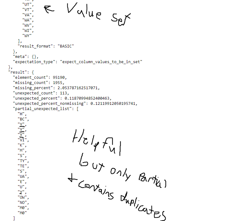 Provide unexpected list for expect_column_distinct_values_to_be_in_set ...